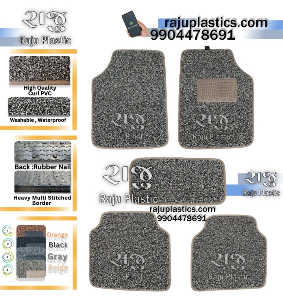 CAR FLOOR MAT HIGH QUALITY 6D UNIVERSAL - Raju Plastic